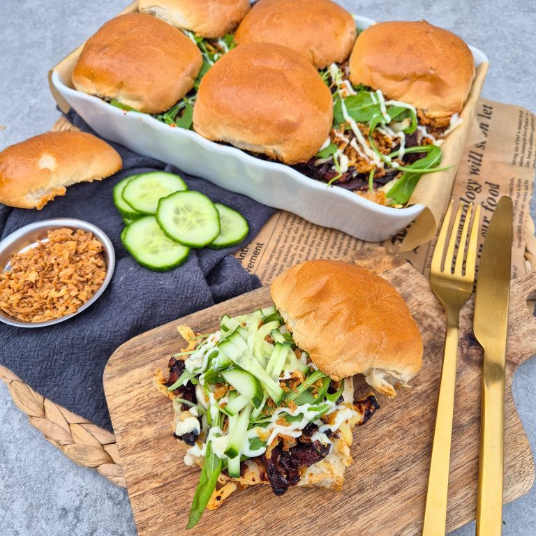 Ketjap chicken sliders - Koken met liefde